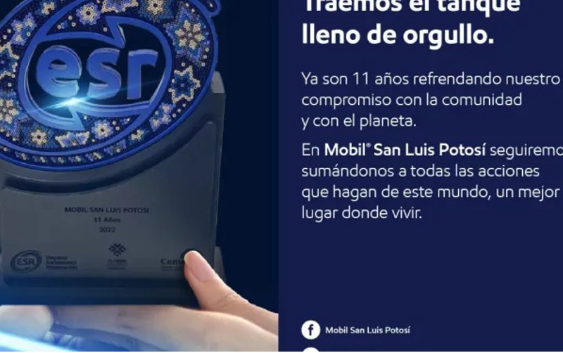 Estaciones de Servicio Mobil en SLP reciben su onceavo distintivo como ...