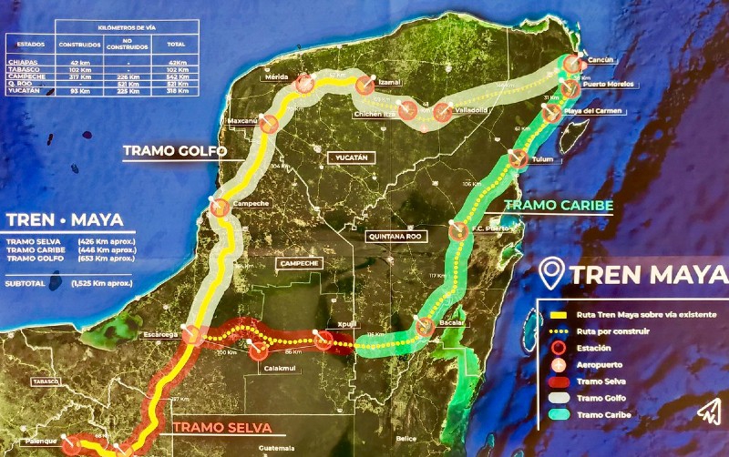 Tren Maya será de diésel, PEMEX no lo puede producir.