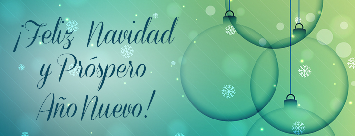 Feliz Navidad y Próspero Año Nuevo